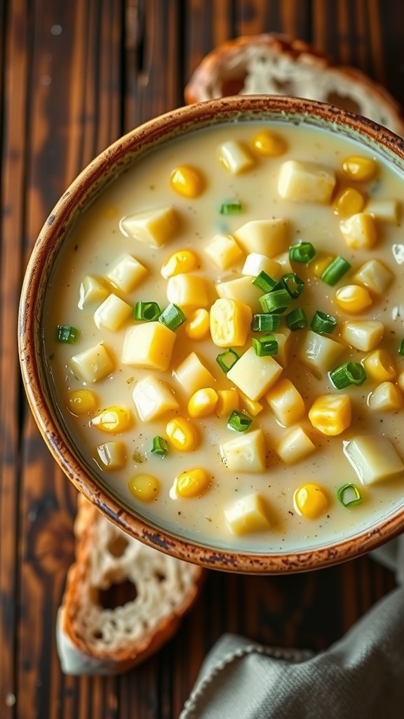 Creamy Potato Corn Chowder Recipe